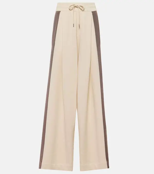 Dries Van Noten Hadium Cotton Jersey Sweatpants - White