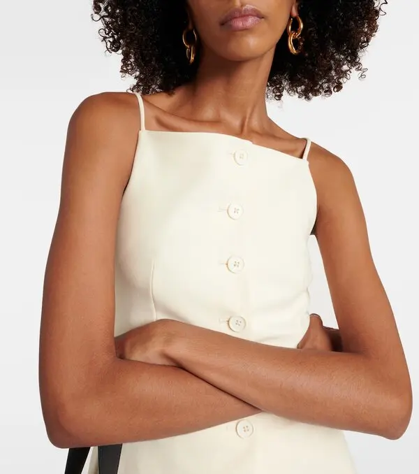 Staud Una Top - Beige