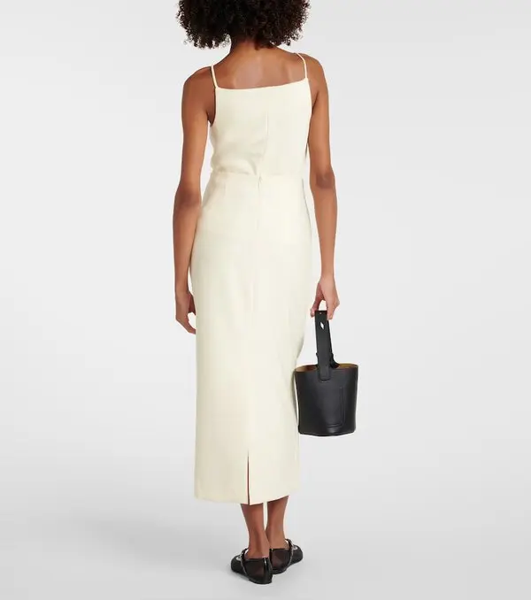 Staud Smith Maxi Skirt - Beige