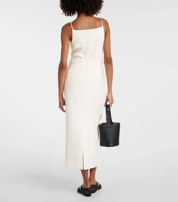 Staud Smith Maxi Skirt - Beige