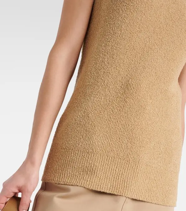 TOTEME Cotton-blend Terry Sweater Vest