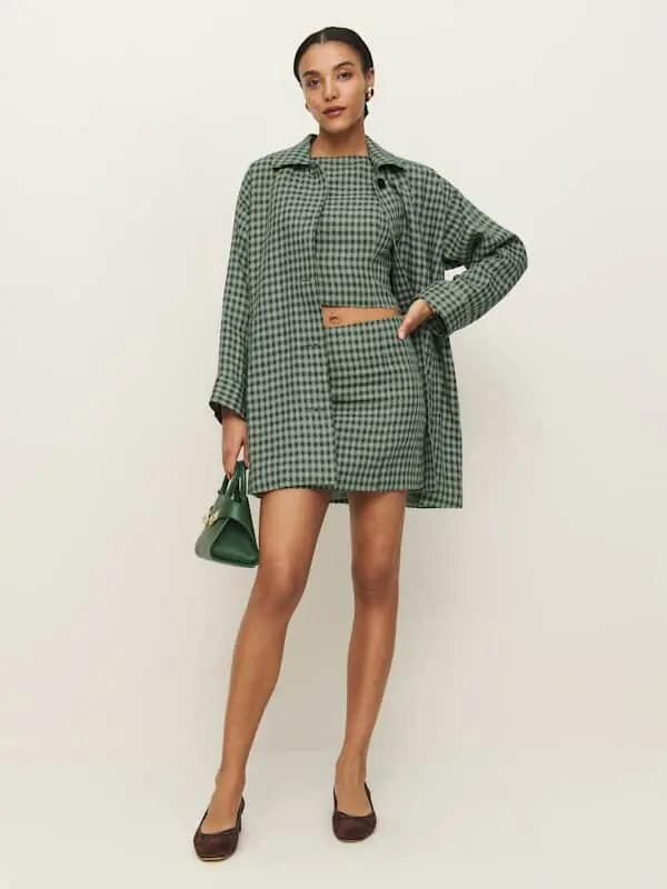 REFORMATION Grace Linen Two-piece Set