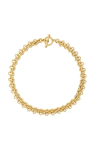 Brinker & Eliza End Game 24k -plated Chain Necklace - Gold