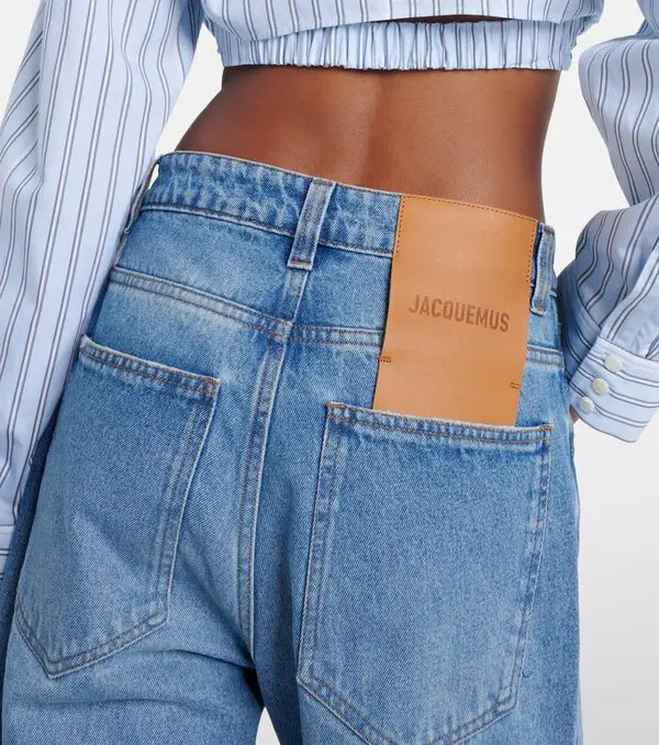 Jacquemus Le De-nîmes Wide-leg Jeans - Blue