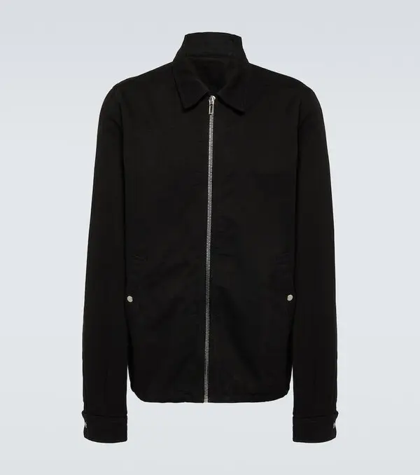 Rick Owens Cotton Blouson Jacket - Black