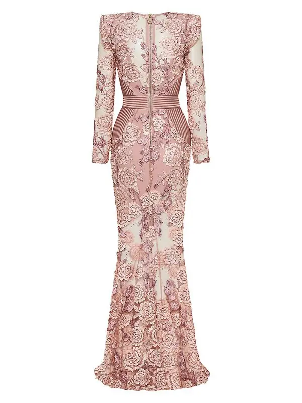 ZHIVAGO The Beginning Floral Lace Gown