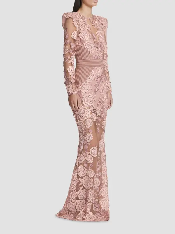 ZHIVAGO The Beginning Floral Lace Gown