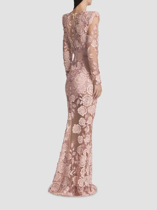 ZHIVAGO The Beginning Floral Lace Gown