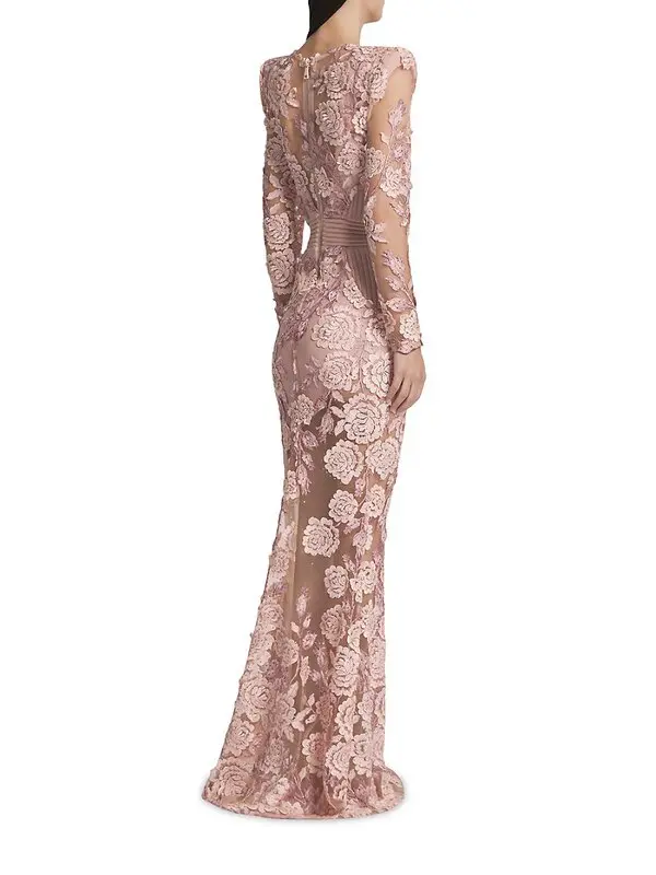 ZHIVAGO The Beginning Floral Lace Gown
