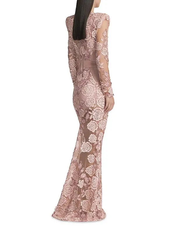 ZHIVAGO The Beginning Floral Lace Gown