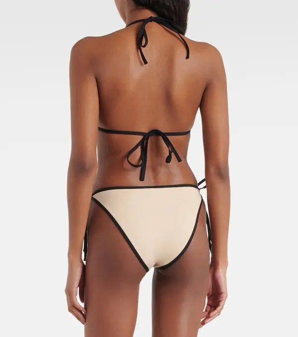TOTEME Halterneck Bikini Top - White