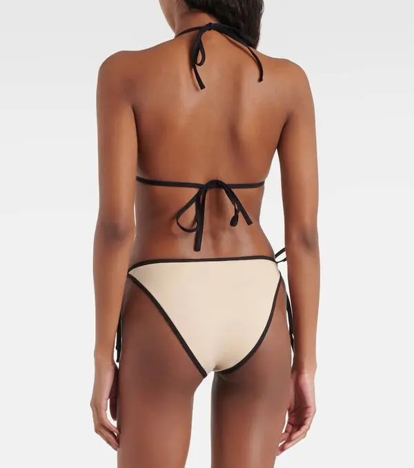 TOTEME Halterneck Bikini Top - White
