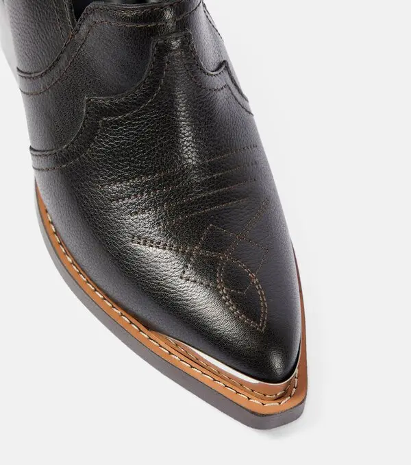 Dorothee Schumacher Western Shine Leather Mules