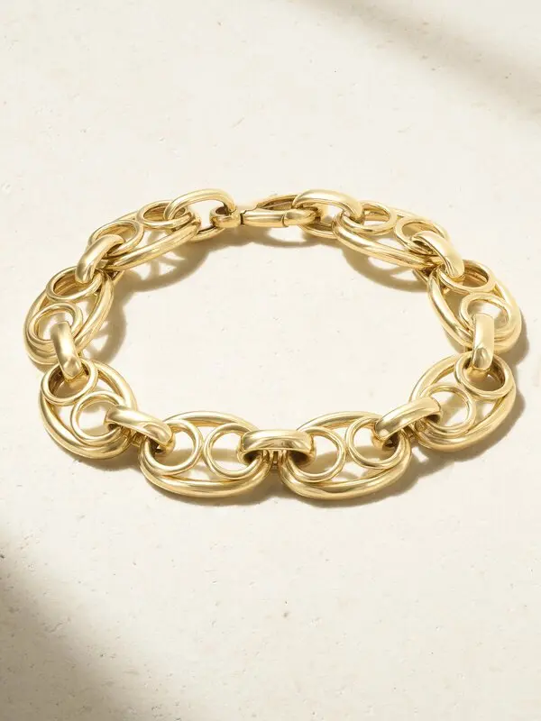 JENNA BLAKE Mariner Shadow 18-karat Link Bracelet - Gold