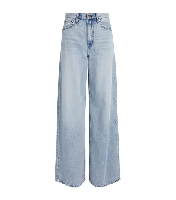 Rag & Bone Sofie Wide-leg Jeans - Blue