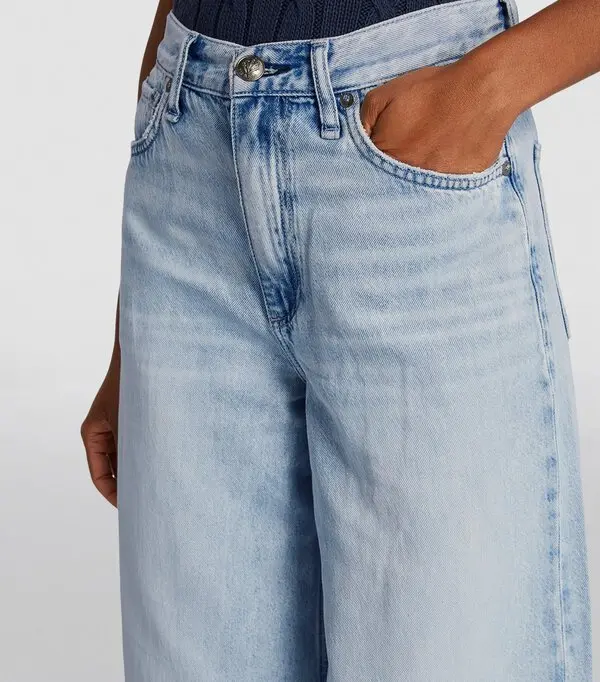 Rag & Bone Sofie Wide-leg Jeans - Blue