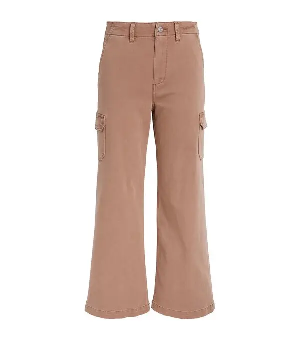 Paige Carly Wide-leg Cargo Trousers