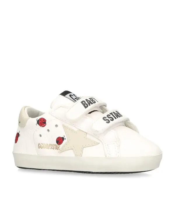 Golden Goose Leather Baby Star Sneakers White Editorialist