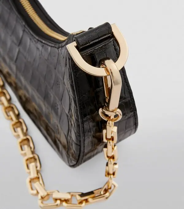 MARIA OLIVER Small Crocodile Mia Shoulder Bag