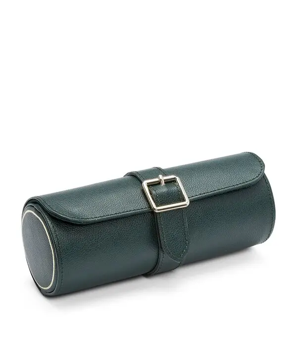 Wolf Vegan Leather Triple Watch Roll
