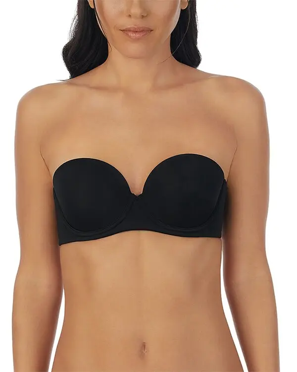 ON GOSSAMER Strapless Plunge Bra - Black