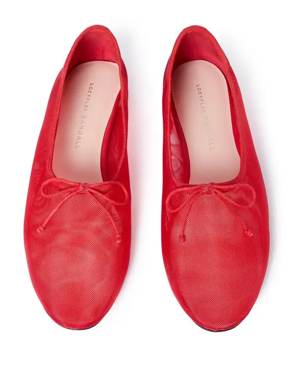LOEFFLER RANDALL Landon Ballet Flats - Red
