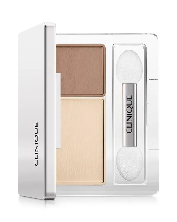 CLINIQUE All About Shadow Duo Eyeshadow - Ivory Bisque/bronze Satin