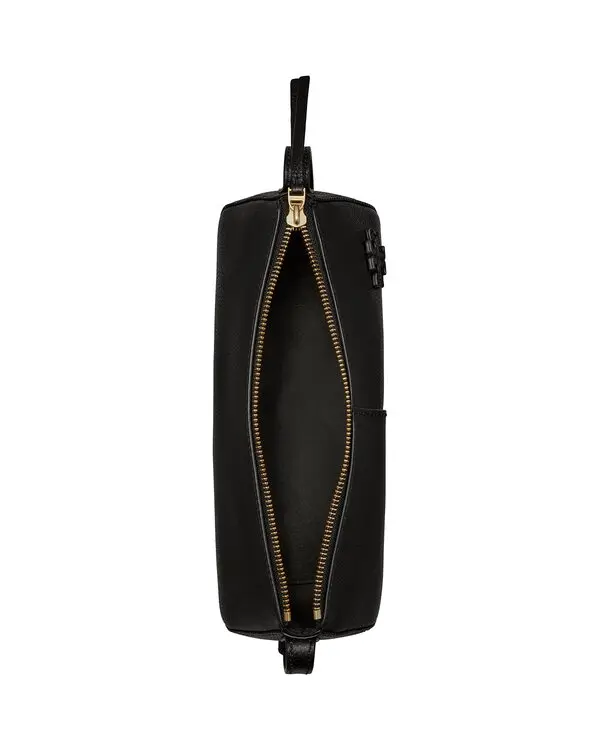 Tory Burch Mcgraw Wedge Shoulder Bag - Black/rolled Brass