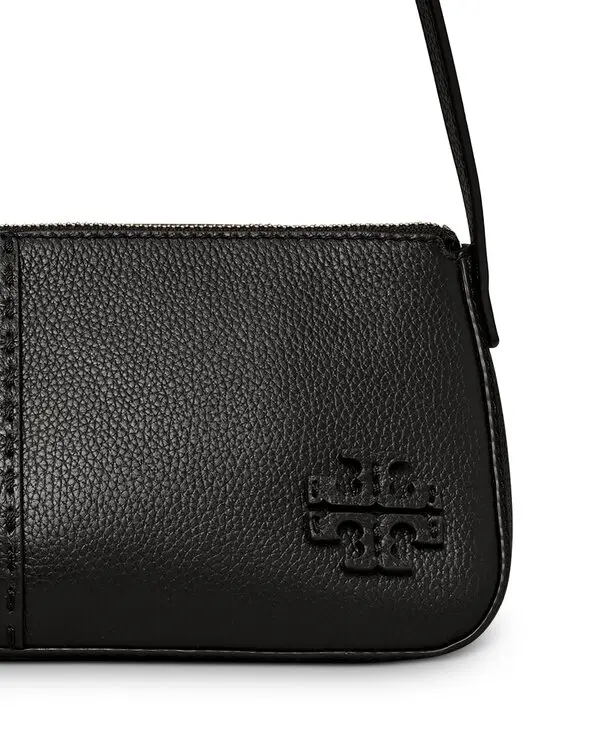 Tory Burch Mcgraw Wedge Shoulder Bag - Black/rolled Brass