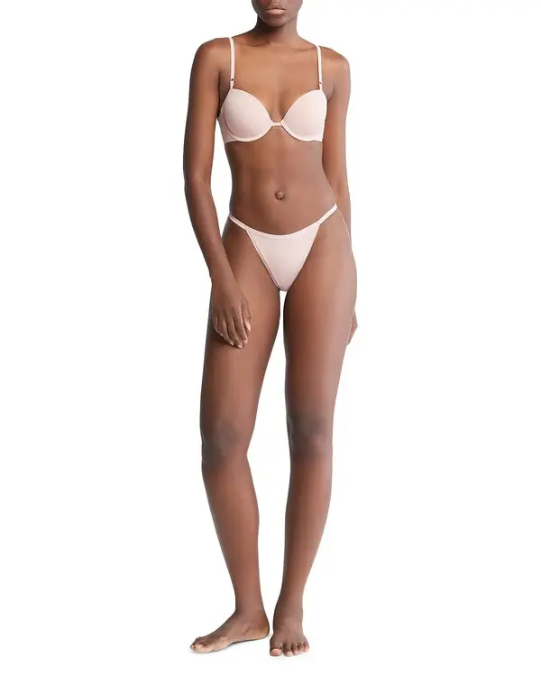 Calvin Klein Ideal Micro String Bikini - Cedar