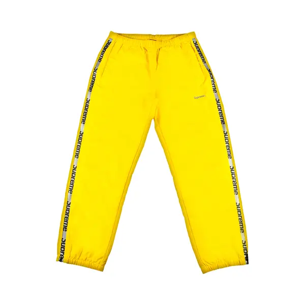 Supreme Reflective Zip Track Pant - Yellow