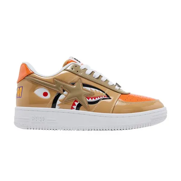A BATHING APE Bapesta Low M1 'mad Shark' Sneakers - Brown