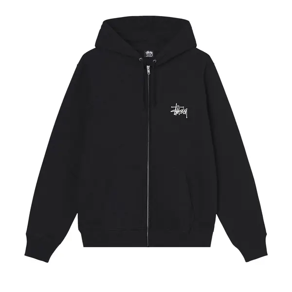 StÜssy Basic Zip Hood - Black