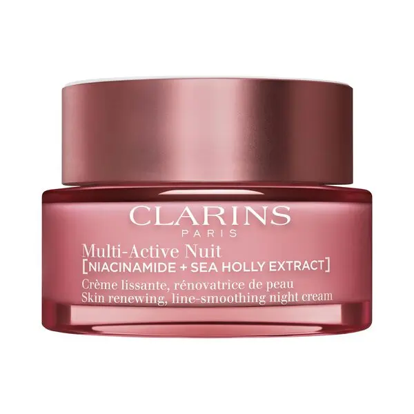 Clarins Multi-active Night Moisturizer For Lines, Pores, Glow With Niacinamide - One-color