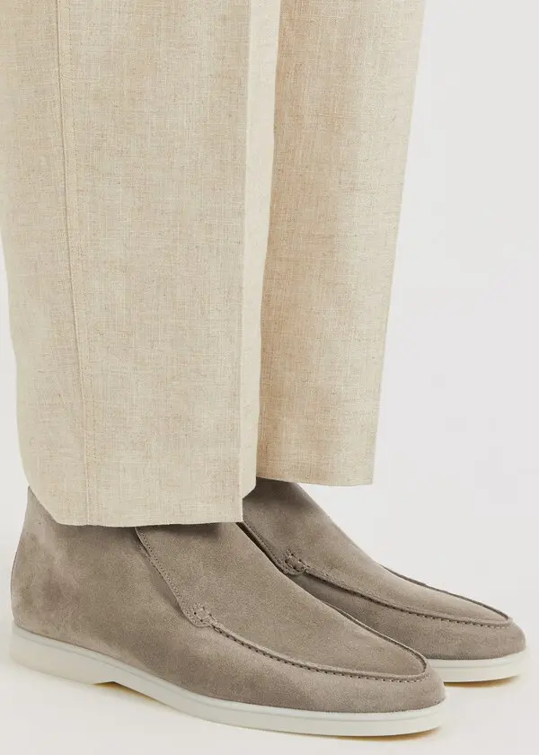 AuréLien City Suede Loafers - Grey | Editorialist display picture 3