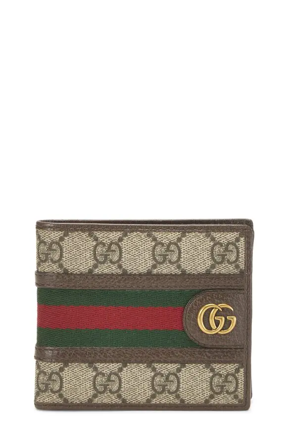 Gucci Original Gg Supreme Canvas Ophidia Wallet - Beige