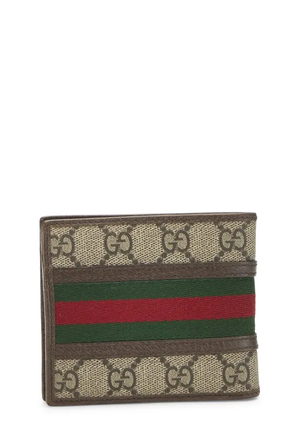 Gucci Original Gg Supreme Canvas Ophidia Wallet - Beige