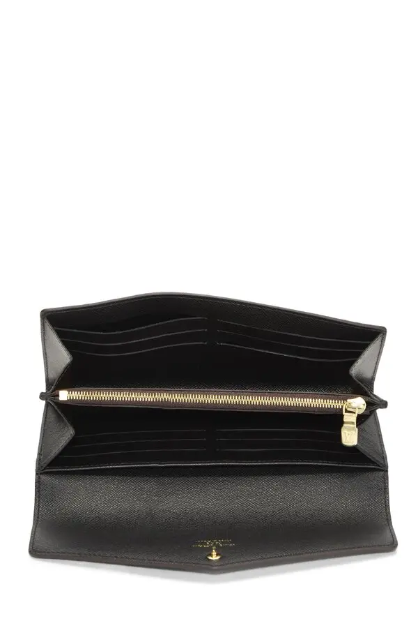 LOUIS VUITTON Monogram Reversed Giant Sarah Wallet - Brown