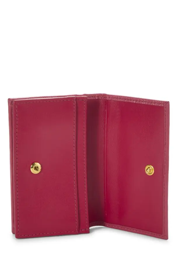 Prada Vitello Move Compact Wallet - Pink