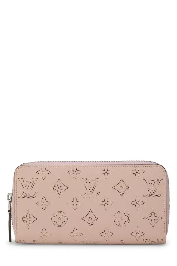 LOUIS VUITTON Monogram Mahina Zippy - Pink