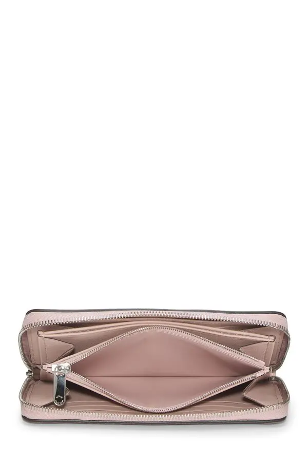 LOUIS VUITTON Monogram Mahina Zippy - Pink