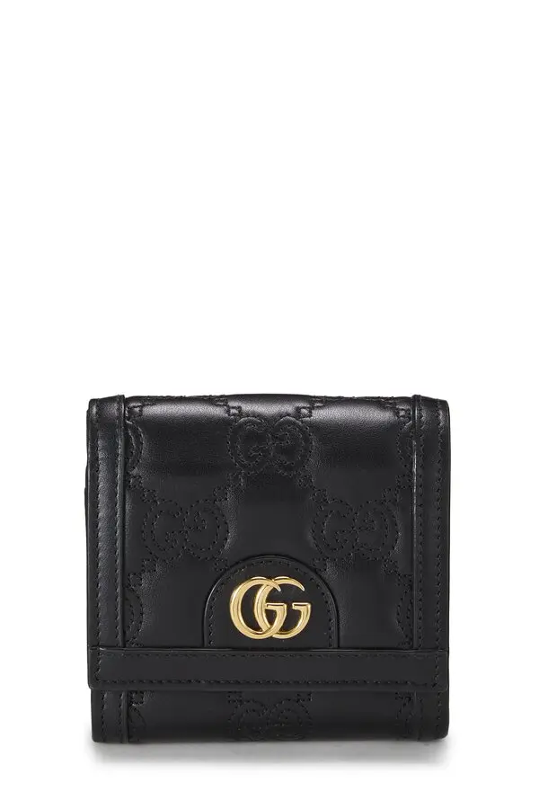 Gucci Gg Marmont Compact Wallet - Black