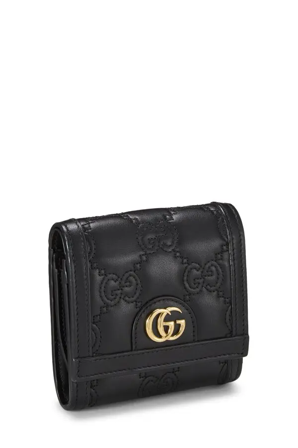 Gucci Gg Marmont Compact Wallet - Black