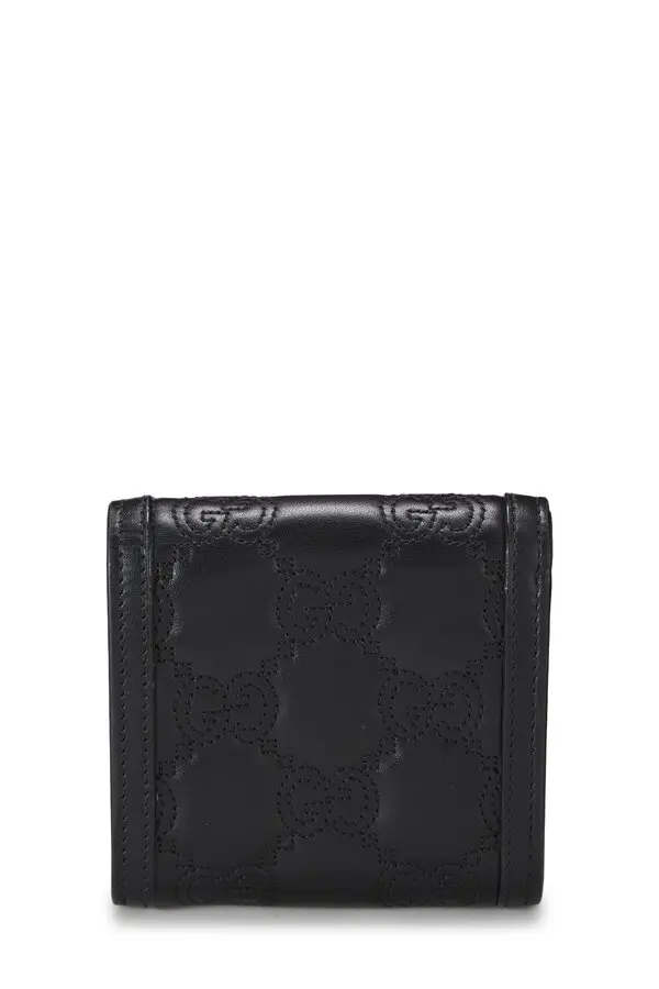 Gucci Gg Marmont Compact Wallet - Black
