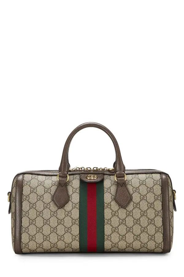 Gucci Gg Supreme Ophidia Handle Bag
