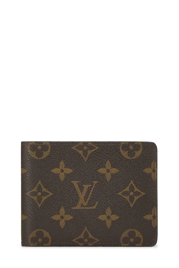 LOUIS VUITTON Monogram Canvas Multiple Wallet - Brown