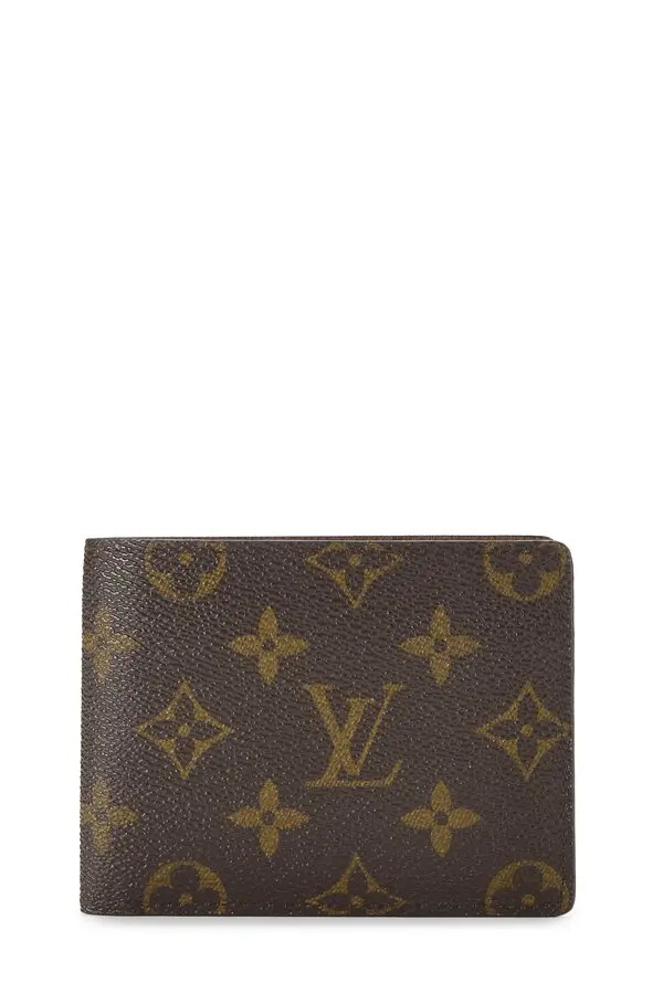 LOUIS VUITTON Monogram Canvas Multiple Wallet - Brown