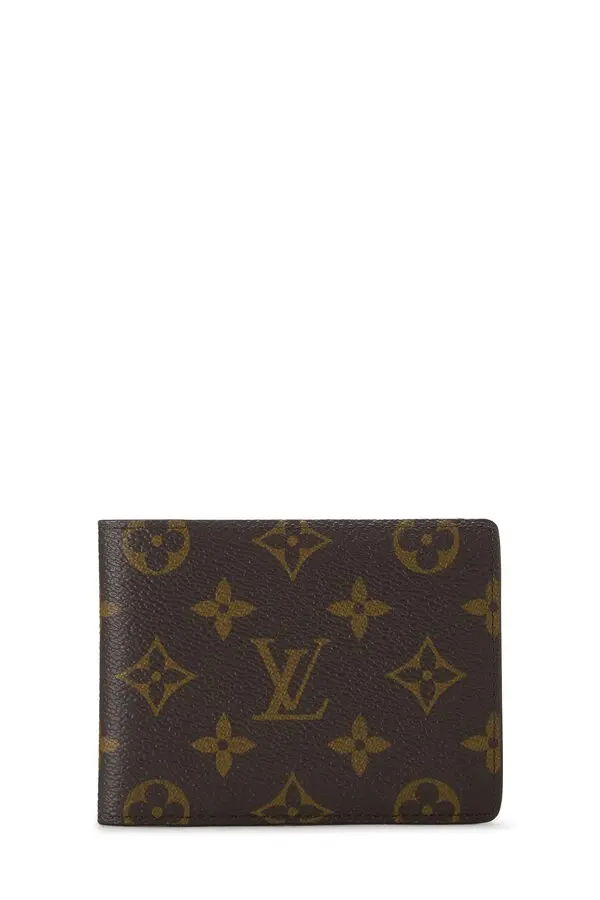 LOUIS VUITTON Monogram Canvas Multiple Wallet - Brown
