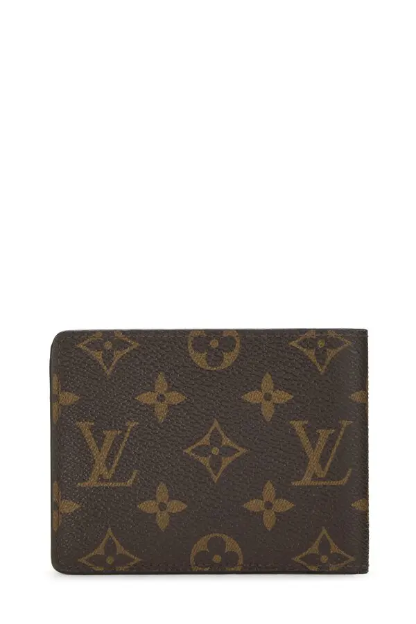 LOUIS VUITTON Monogram Canvas Multiple Wallet - Brown