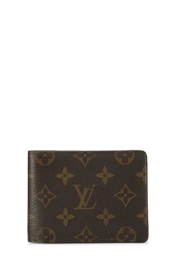 LOUIS VUITTON Monogram Canvas Multiple Wallet - Brown